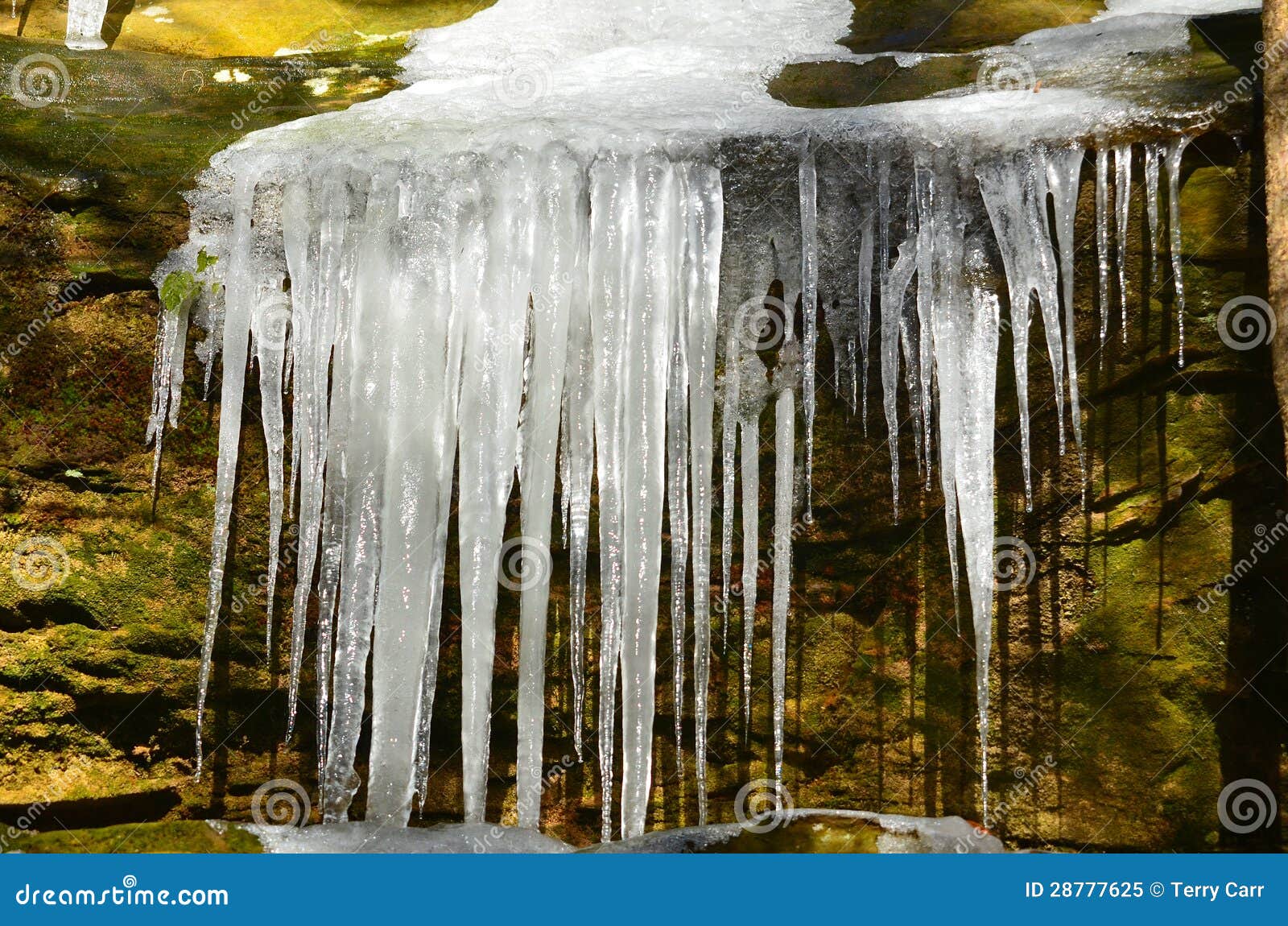 Frozen waterfall stock image. Image of sharp, freezing - 28777625