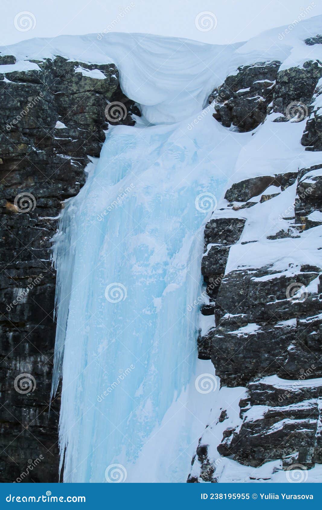 Frozen Waterfall Ice, Icefall Stock Image - Image of mountains, fresh ...