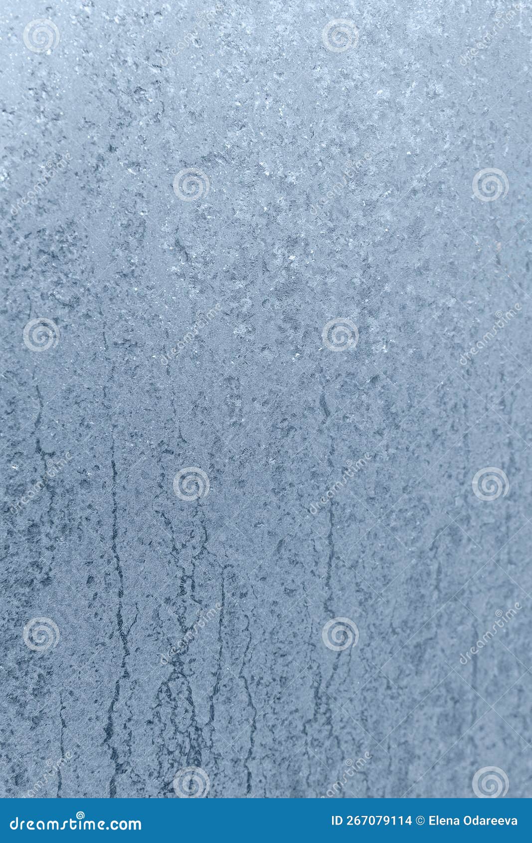 Frozen Window, Frost Drawing on Glass in Cold Winter Stock Photo ...