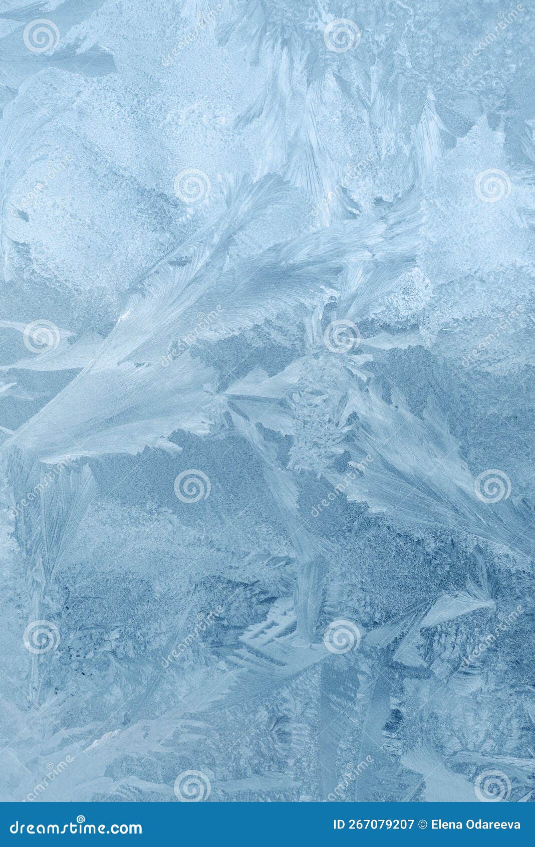 Frozen Window, Frost Drawing on Glass in Cold Winter Stock Image ...