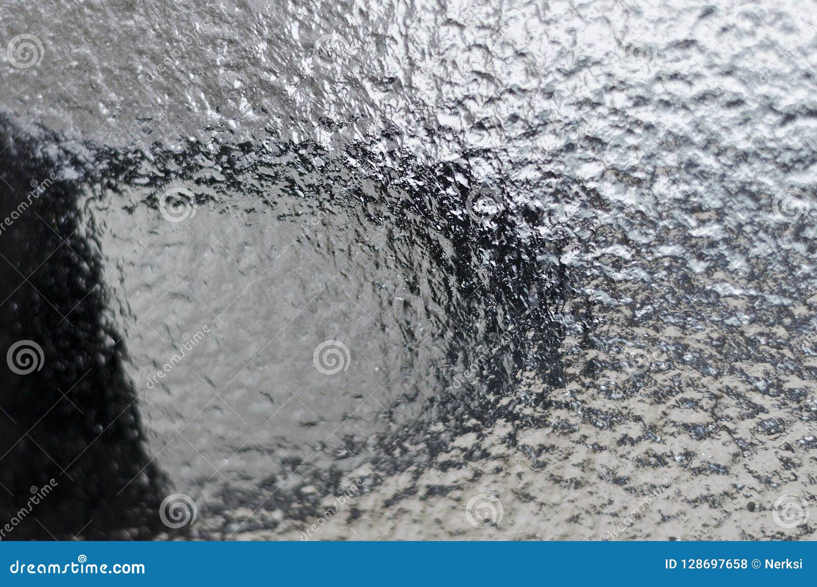 Frozen window stock photo. Image of minus, abstract - 128697658