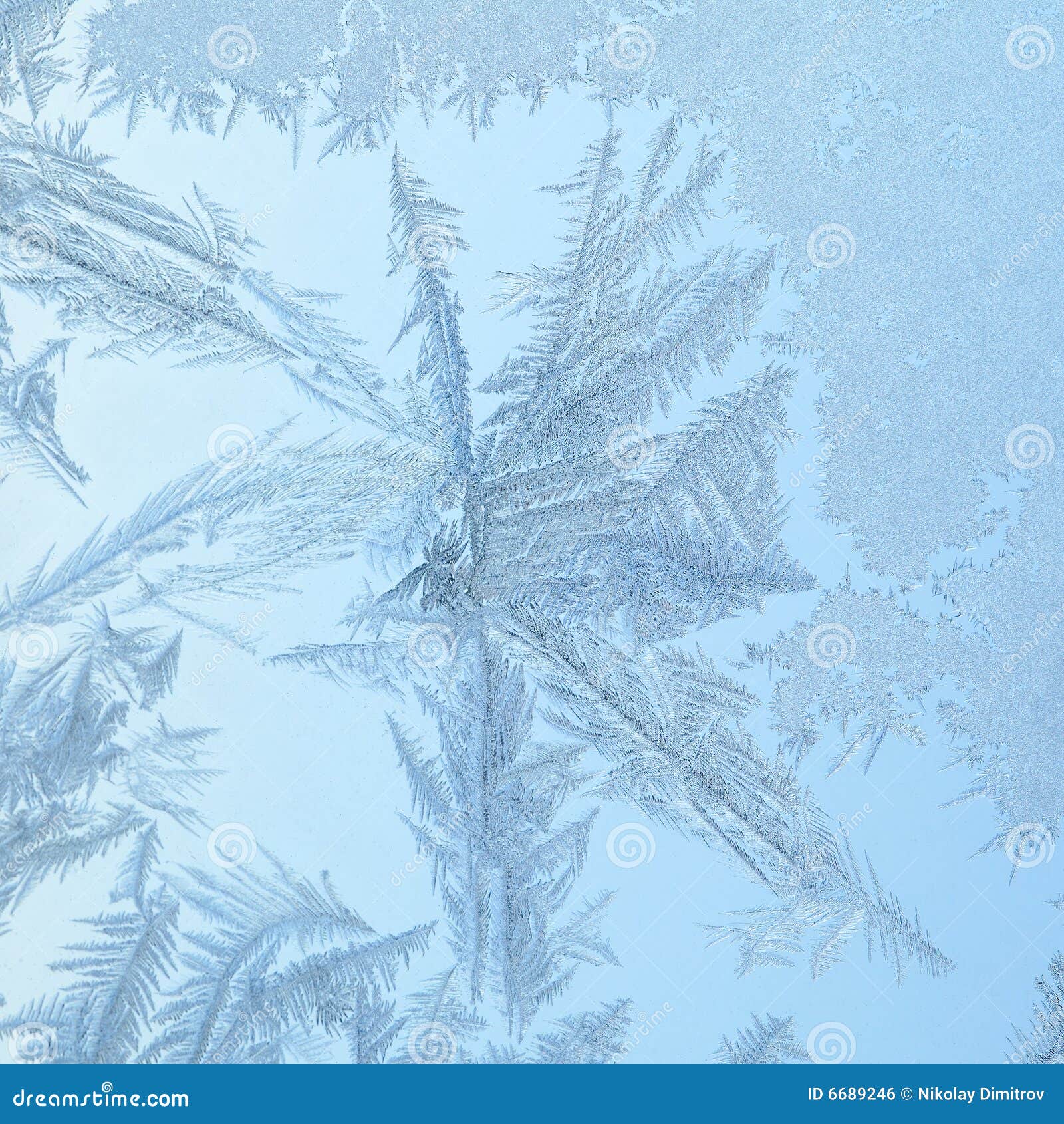 Frozen Window with Glass Pattern Stock Photo - Image of frost, window ...