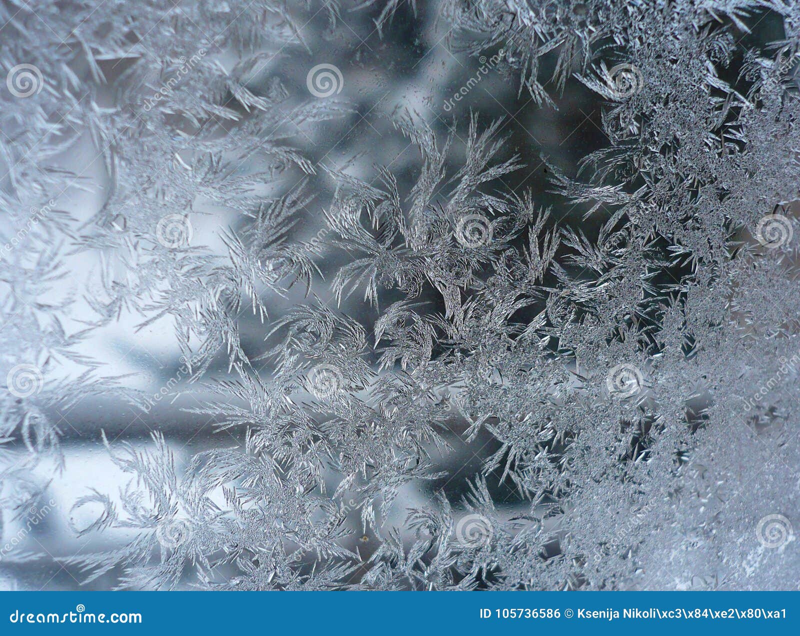 Frozen Window of a Winter Morning Stock Photo - Image of inspired ...
