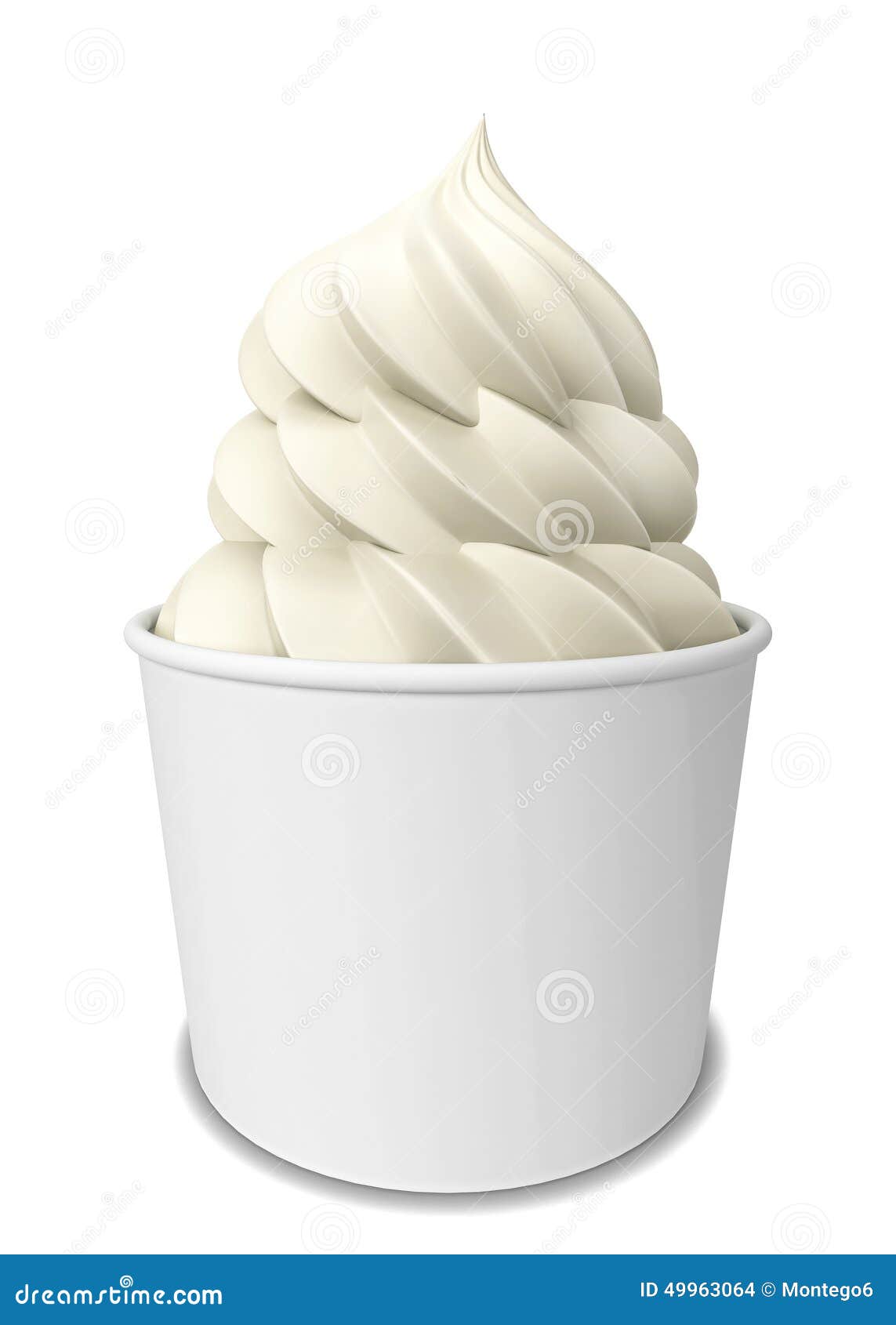 Frozen Yogurt Label, Sticker Or Stamps Cartoon Vector | CartoonDealer ...