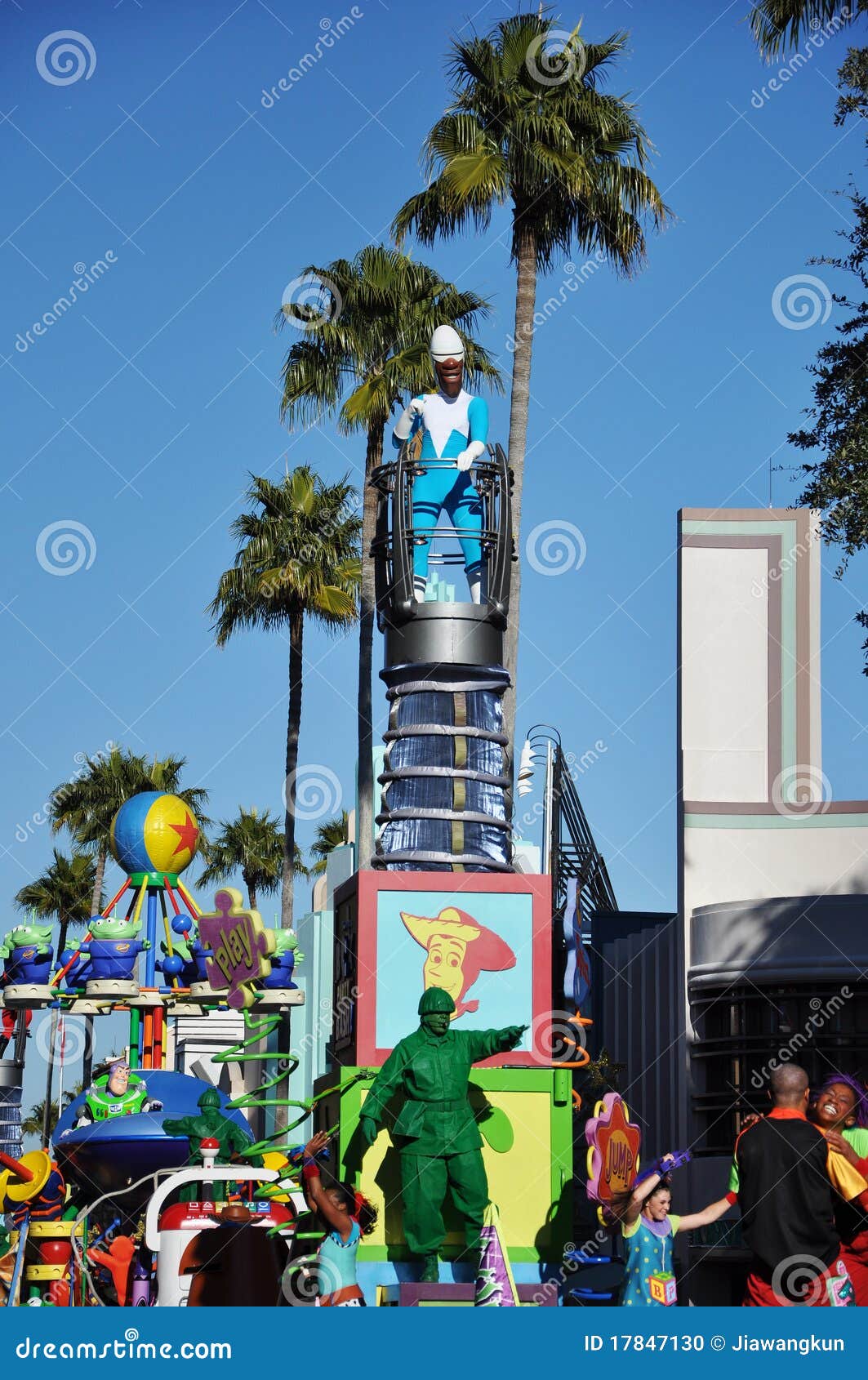 Frozone and Toy Character in Disney World Orlando Editorial Image ...