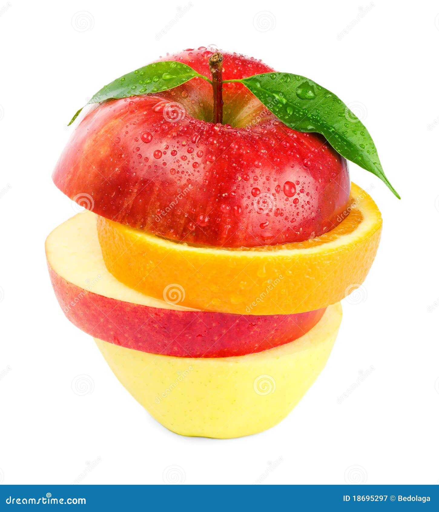 Frucht-Mischung. stockbild. Bild von sortiert, mischung - 18695297