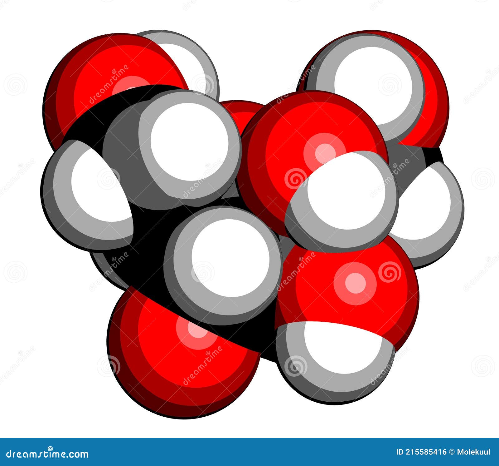 Fructose D-fructose Fruit Sugar Molecule. Component of High-fructose ...