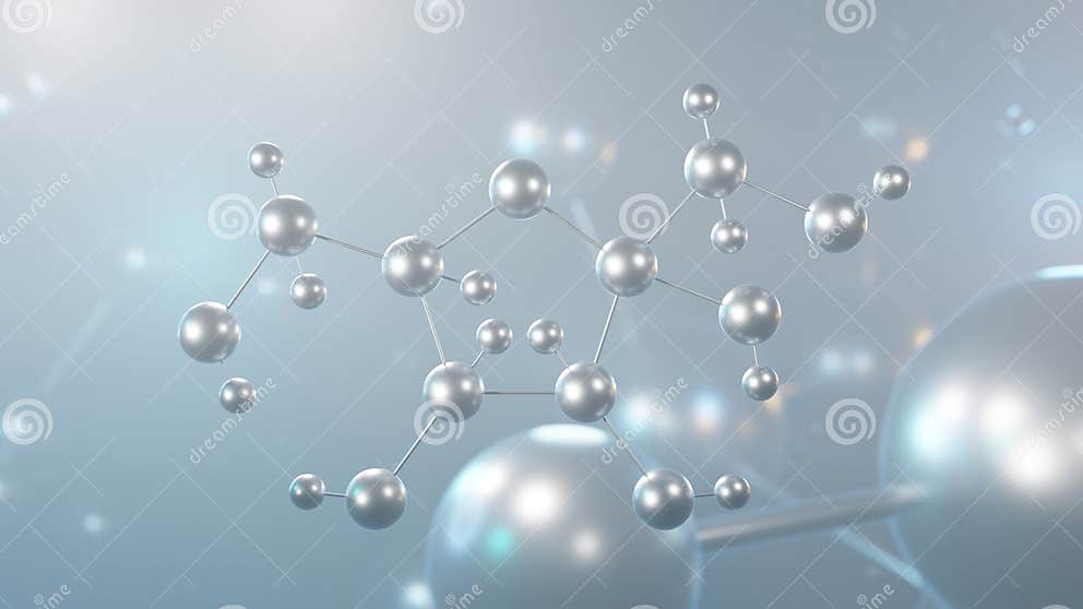 Fructose Molecular Structure, 3d Model Molecule, Beta-d-fructofuranose ...