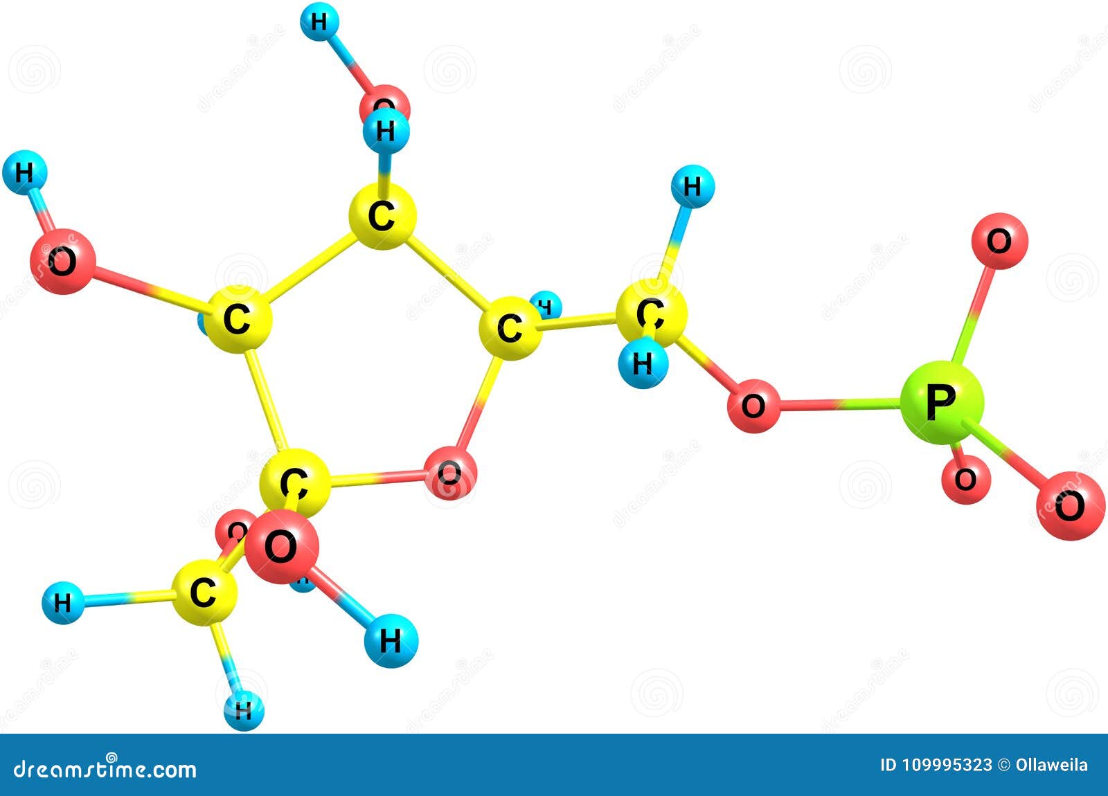 Fructose Molecular Structure, 3d Model Molecule, Beta-d-fructofuranose ...