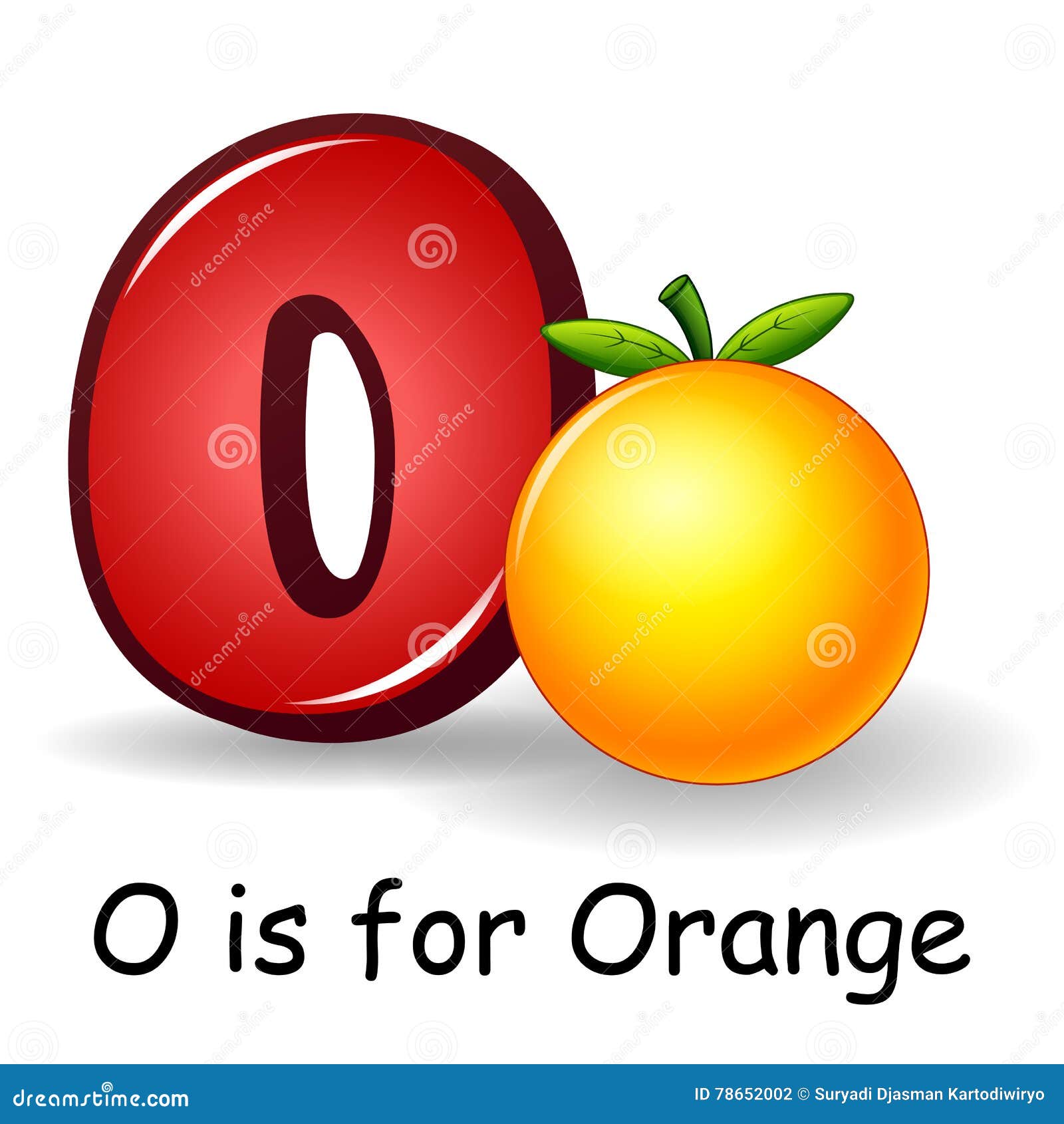 Fruit Alphabet From A To I. Vector Fruit Alphabet. | CartoonDealer.com ...