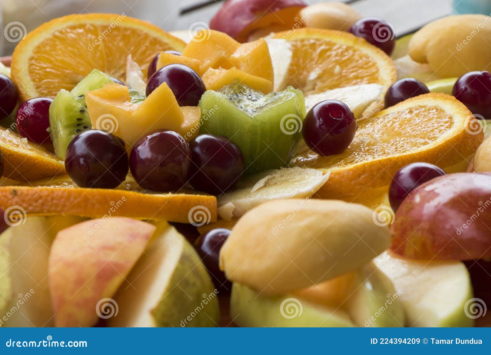 Fruit Assortment, Appetizer with Various Fruits Stock Image - Image of ...