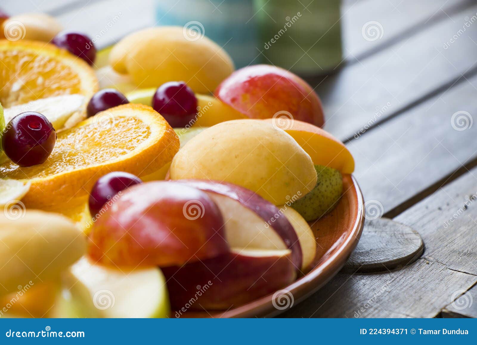 Fruit Assortment, Appetizer with Various Fruits Stock Image - Image of ...