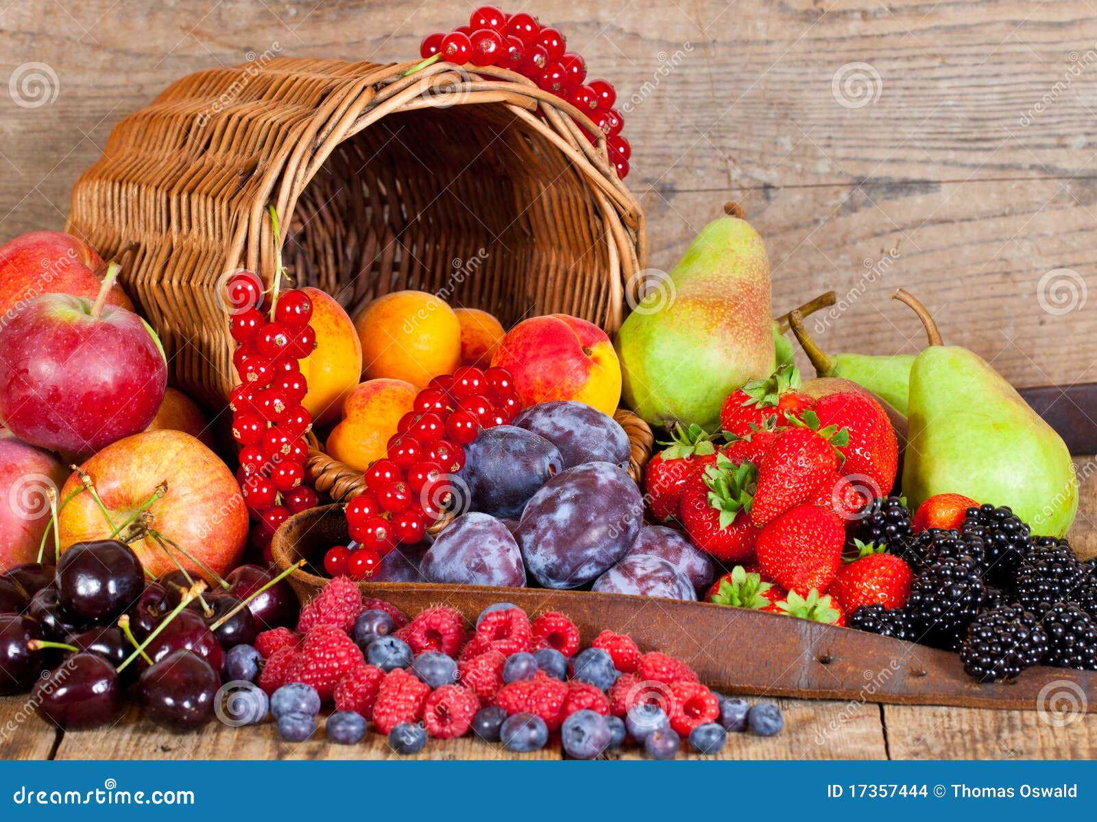 Fruit Basket Royalty-Free Stock Photography | CartoonDealer.com #7196423