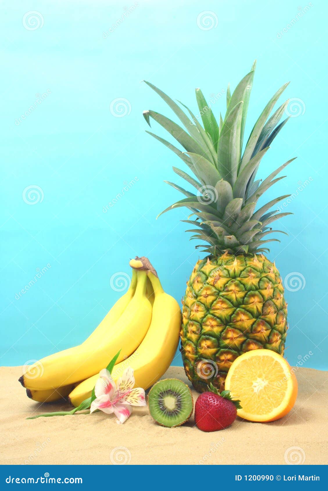 Fruit on Beach stock photo. Image of strawberry, beach - 1200990