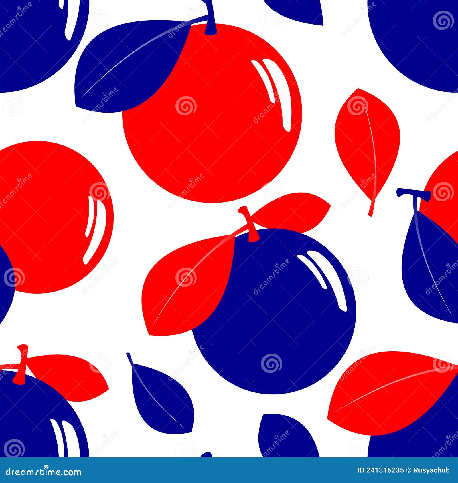 Apples and Oranges. Seamless Stylish Pattern for Textile and Paper ...