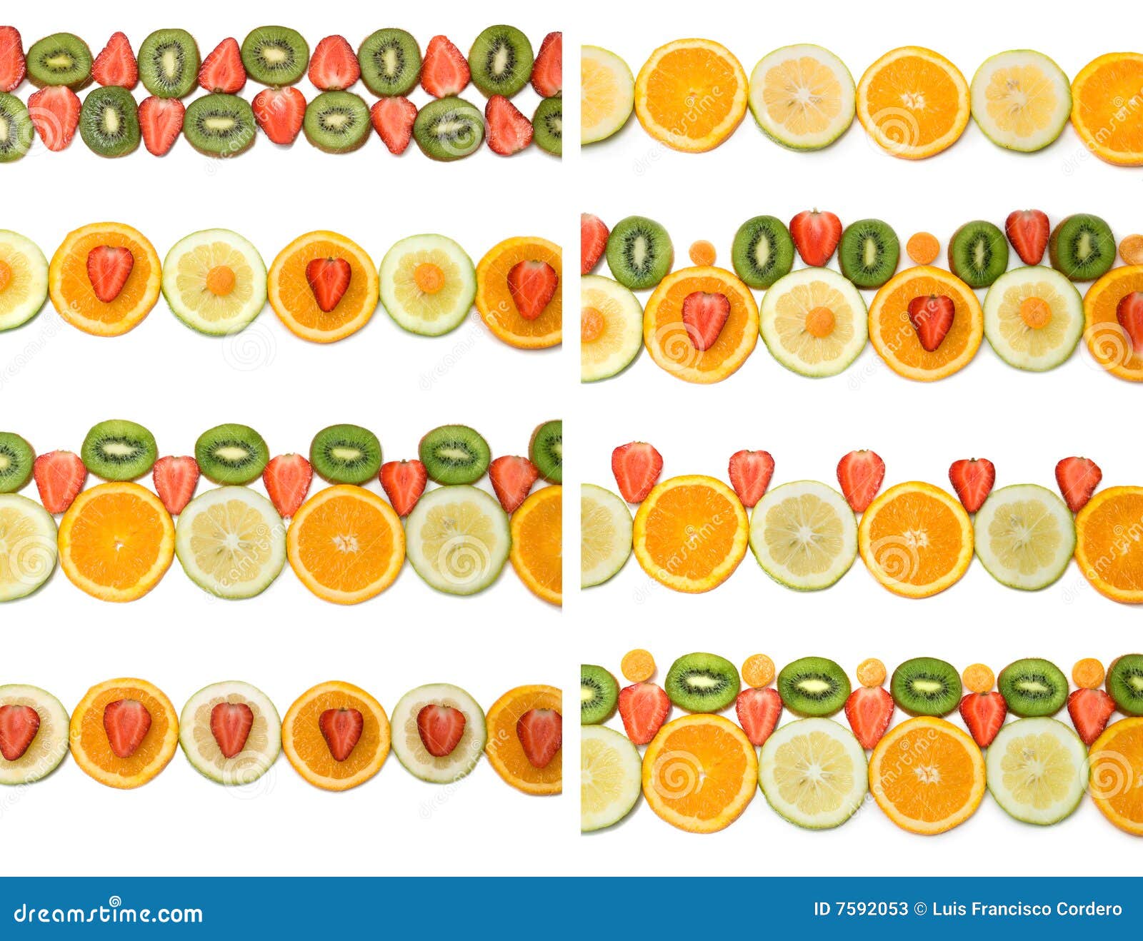 Fruit borders collection stock image. Image of nature - 7592053