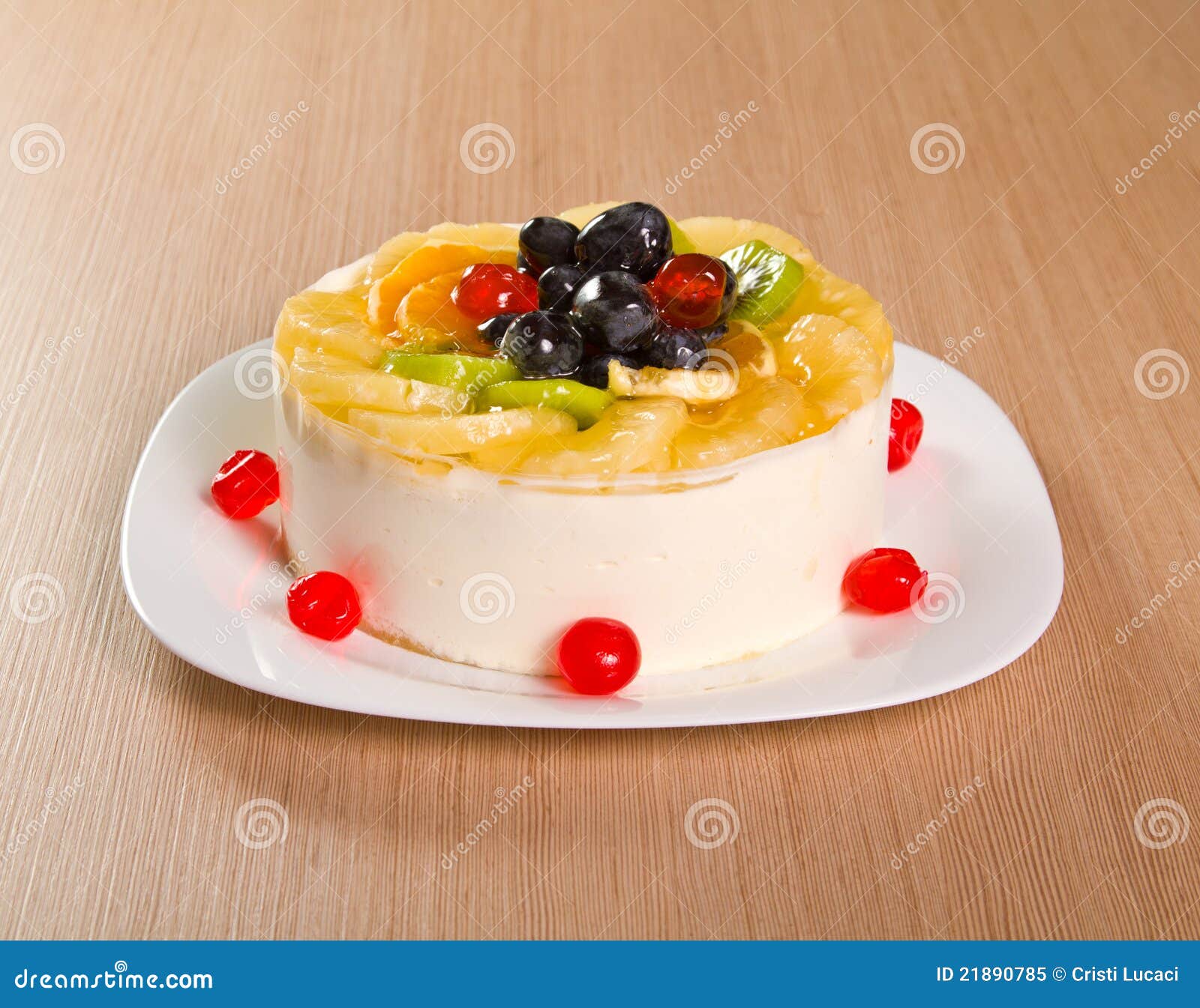 Fruit cake stock image. Image of beautiful, colorful - 21890785
