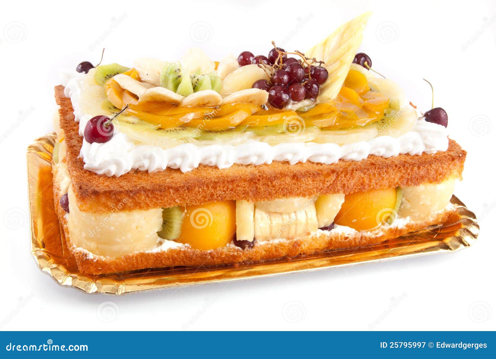 Fruit cake stock image. Image of food, celebrate, decoration - 25795997