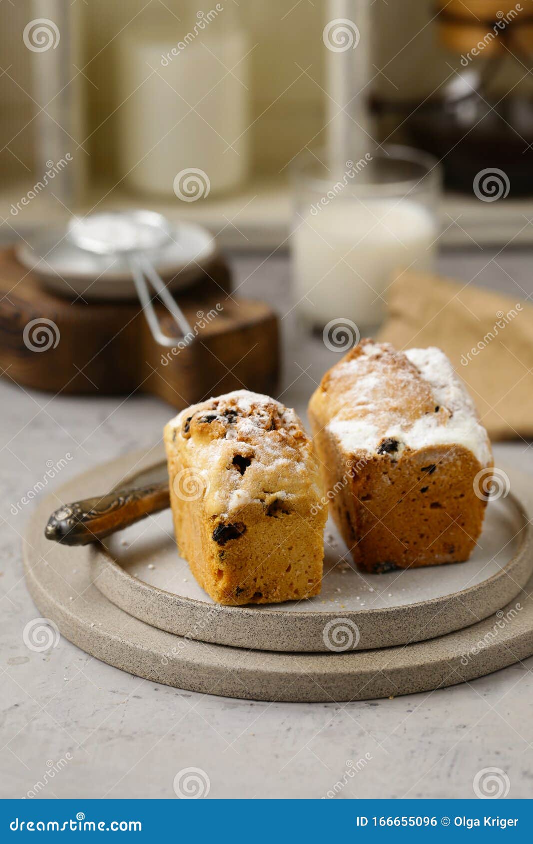 Fruit cake with raisins stock photo. Image of raisin - 166655096