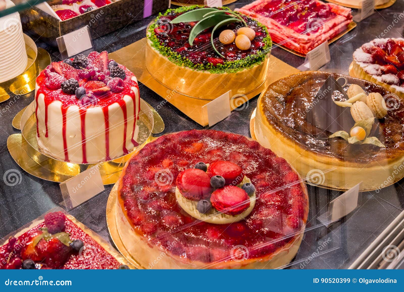 Cake Shop Window Royalty-Free Stock Photography | CartoonDealer.com ...