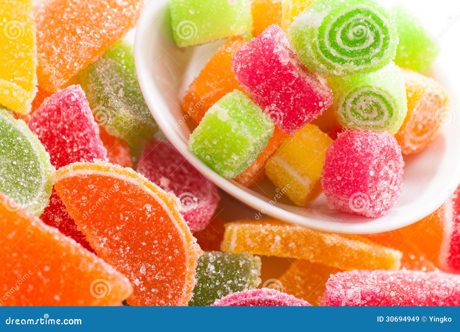 Fruit candy mix stock image. Image of colorful, jelly - 30694949