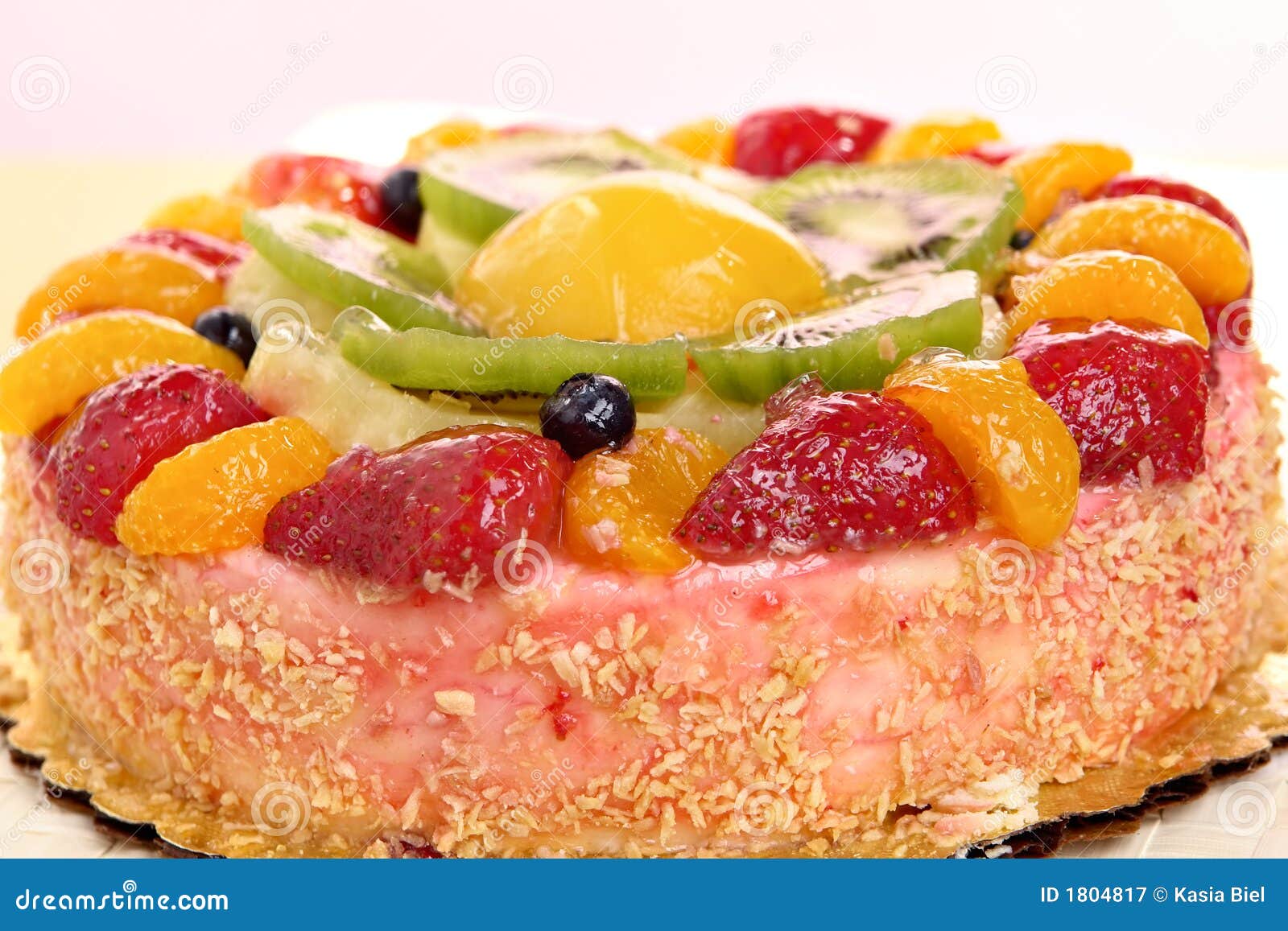 Fruit Cheesecake stock image. Image of dessert, snack - 1804817