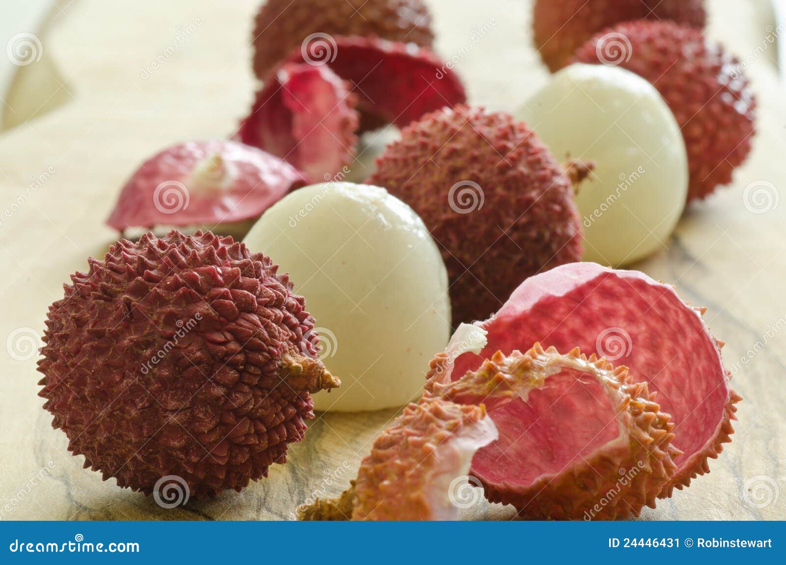 Fruit Chinois Exotique Frais De Lychee Image stock - Image du arbre ...