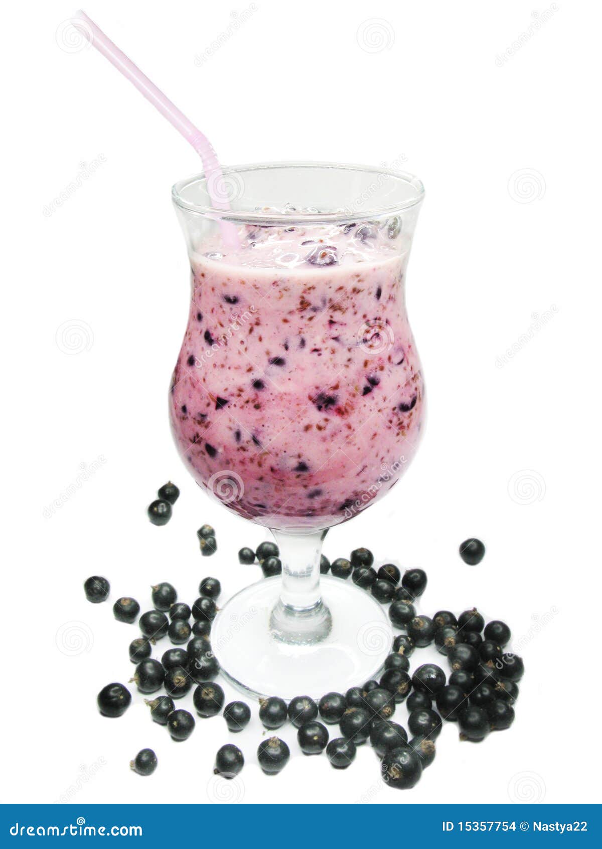 Fruit Cocktail with Black Currant Stock Photo - Image of black, heap ...