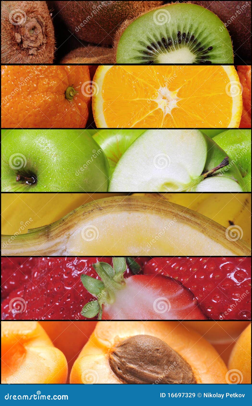 Fruit collage stock image. Image of fruit, pink, isolated - 16697329