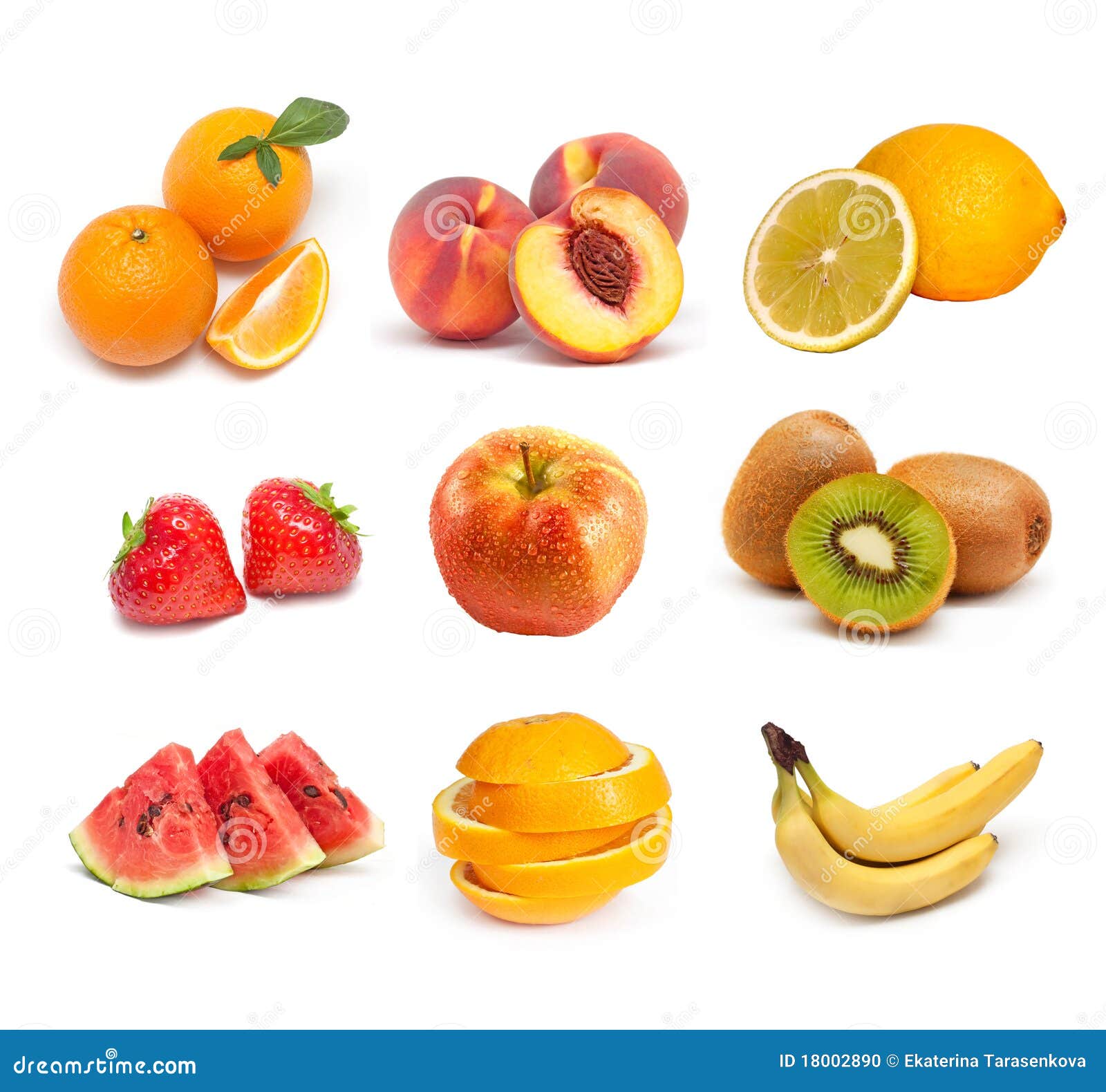 Fruit collage stock photo. Image of assorti, healthy - 18002890