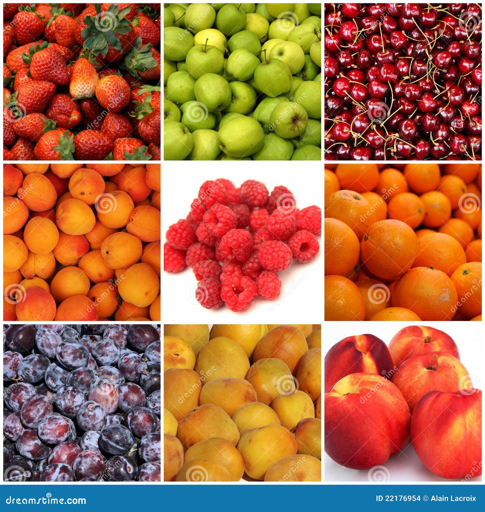 Fruit collage stock photo. Image of colorful, fruits - 22176954