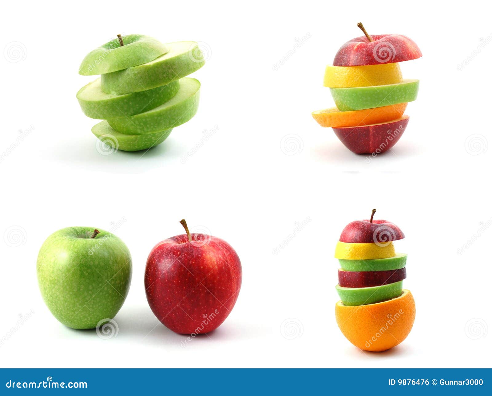 Fruit collection stock photo. Image of ripe, snack, isolated - 9876476