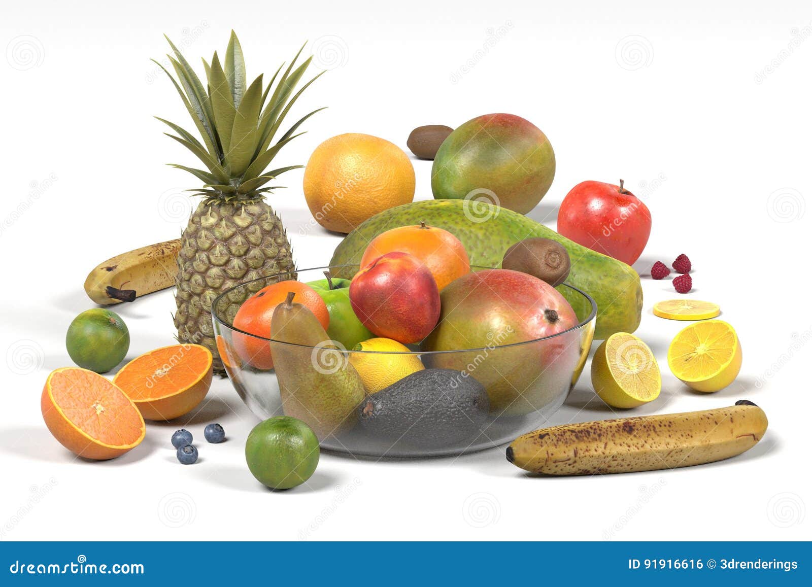Fruit collection stock illustration. Illustration of collection - 91916616