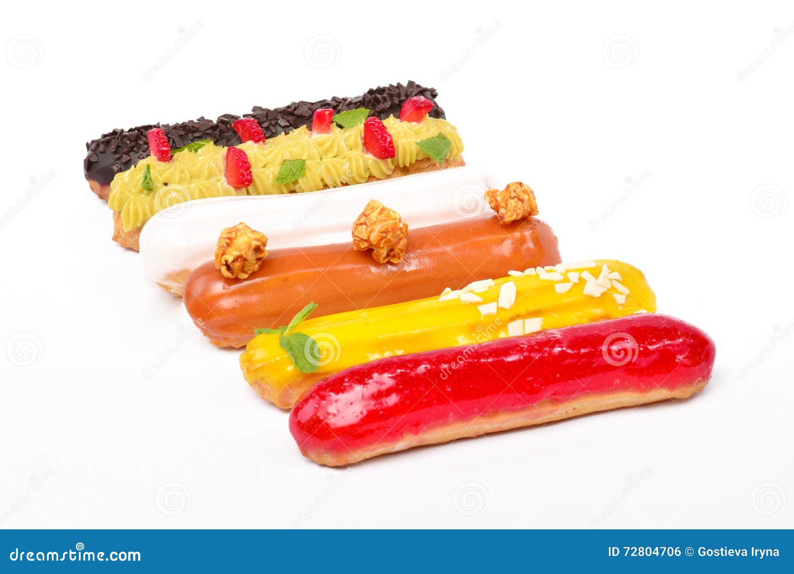 Fruit Color Eclairs Stock Photos - Free & Royalty-Free Stock Photos ...
