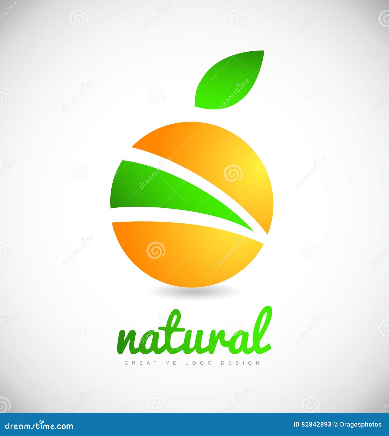 Fruit Company Logo Icon Design Stock Vector - Illustration of orange ...