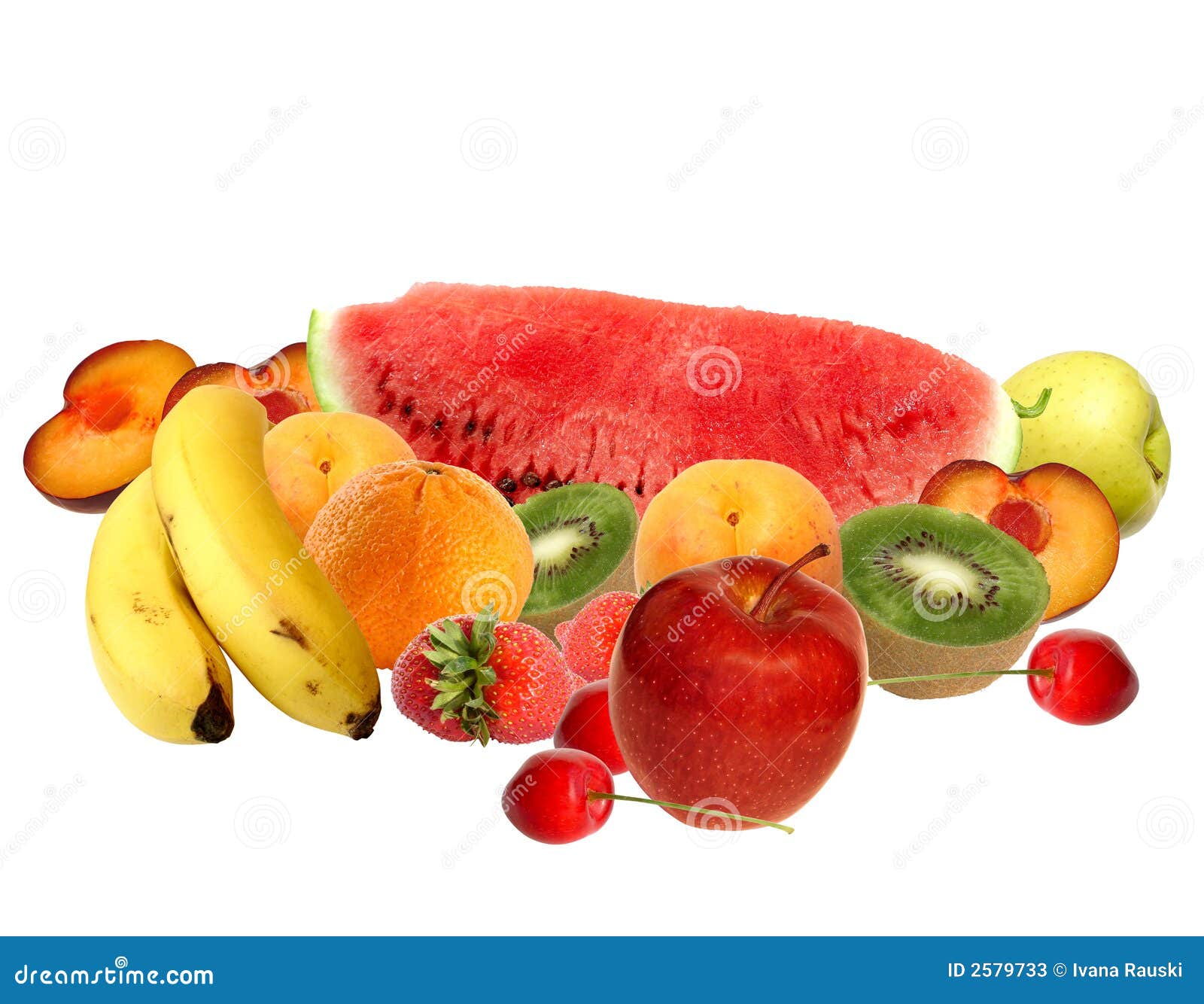 Fruit composition stock image. Image of dessert, healthy - 2579733