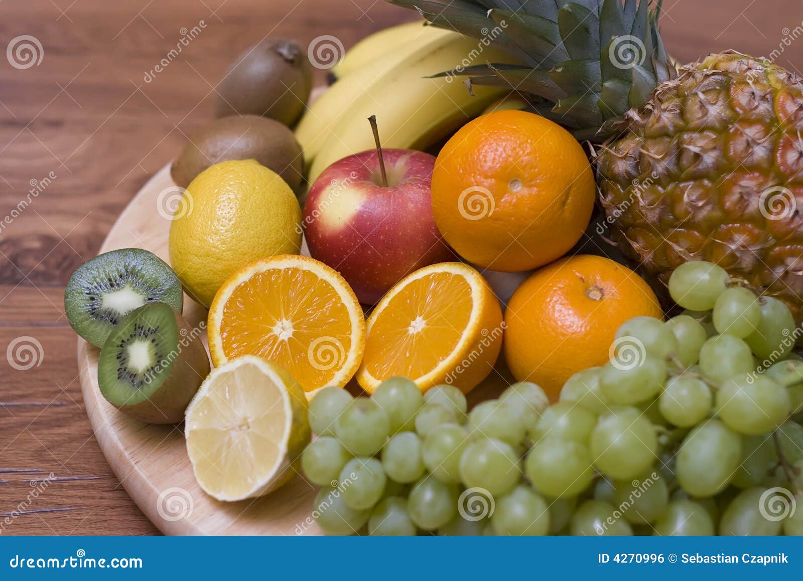 Fruit composition stock photo. Image of board, orange - 4270996