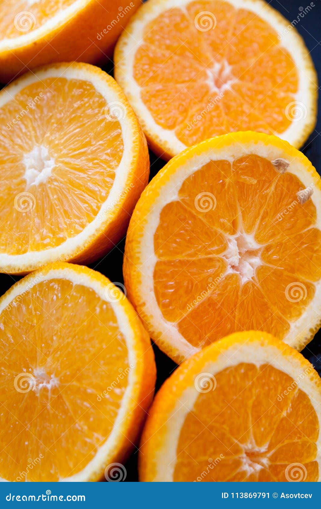Fruit Composition Close Up Oranges Stock Image - Image of fresh, black ...