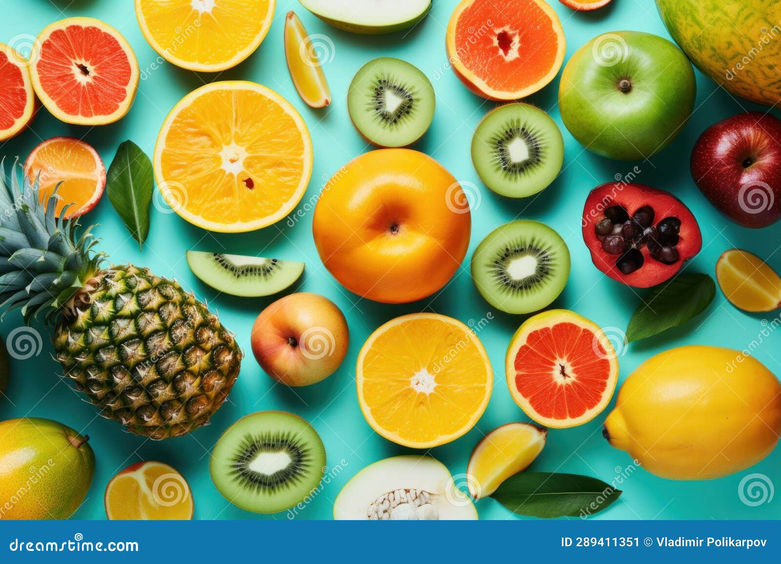 Fruit Composition. the View from the Top Stock Image - Image of ...