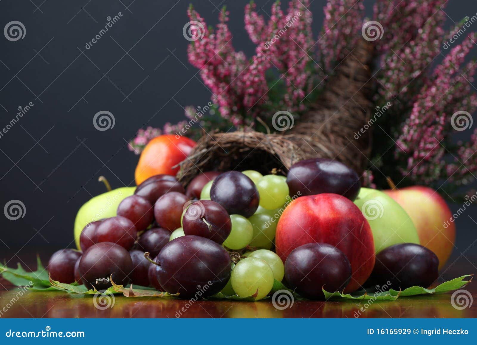 Fruit cornucopia stock image. Image of apple, branch - 16165929
