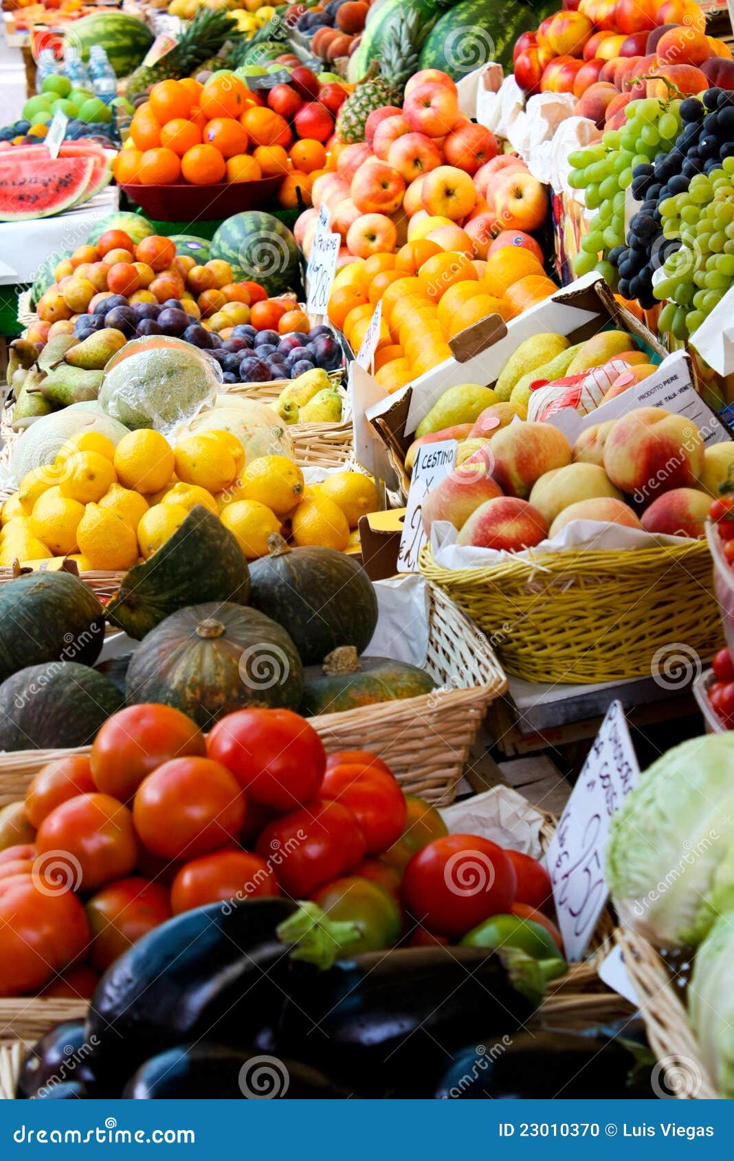 Fruit counter stock photo. Image of healthy, melon, lemon - 23010370