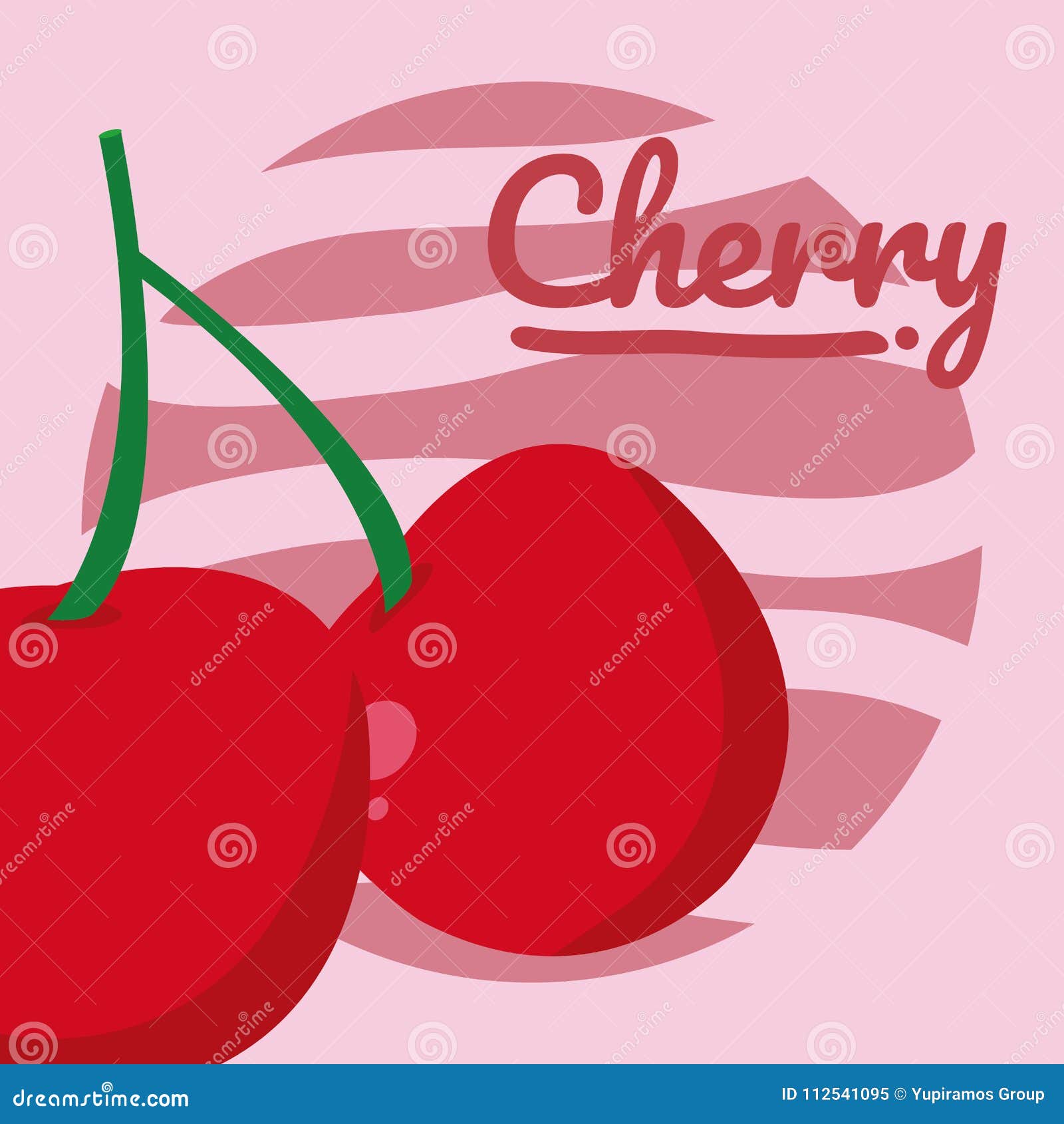Fruit de merise illustration de vecteur. Illustration du fruits - 112541095