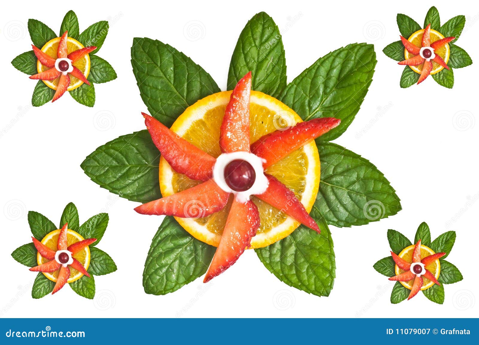 Fruit decorative elements stock image. Image of orange - 11079007