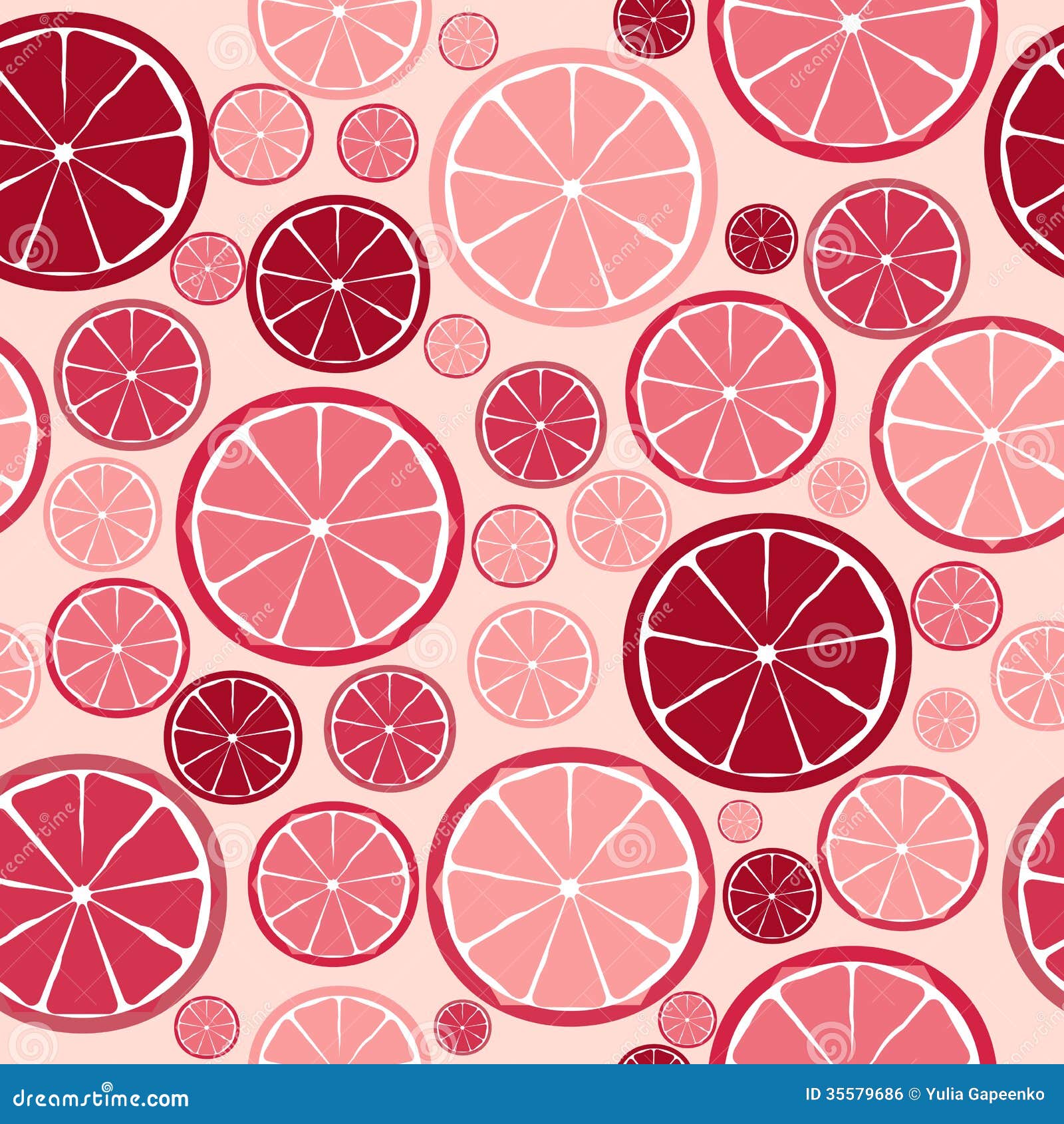 Fruit Design Seamless Pattern. Vector Stock Vector - Illustration of ...