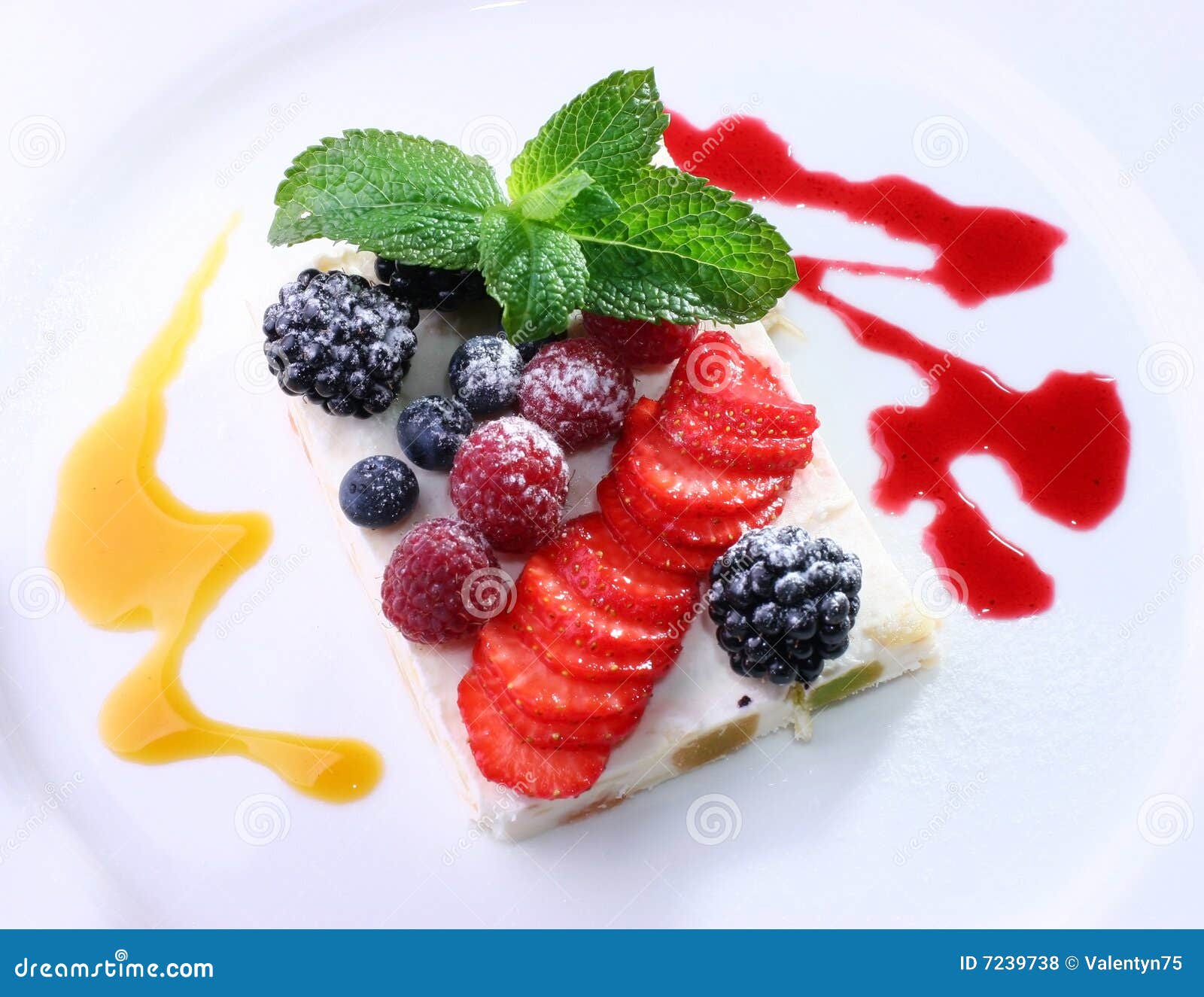 Fruit And Dessert Counter At Luxury Buffet Restaurant Royalty-Free ...