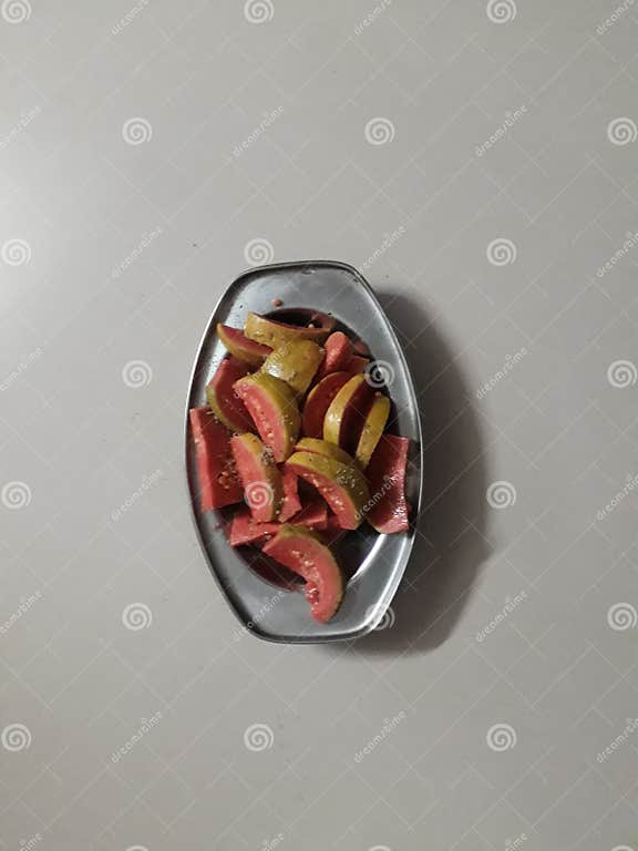 Fruit dish of jamrukh stock photo. Image of dish, fruit - 166932884