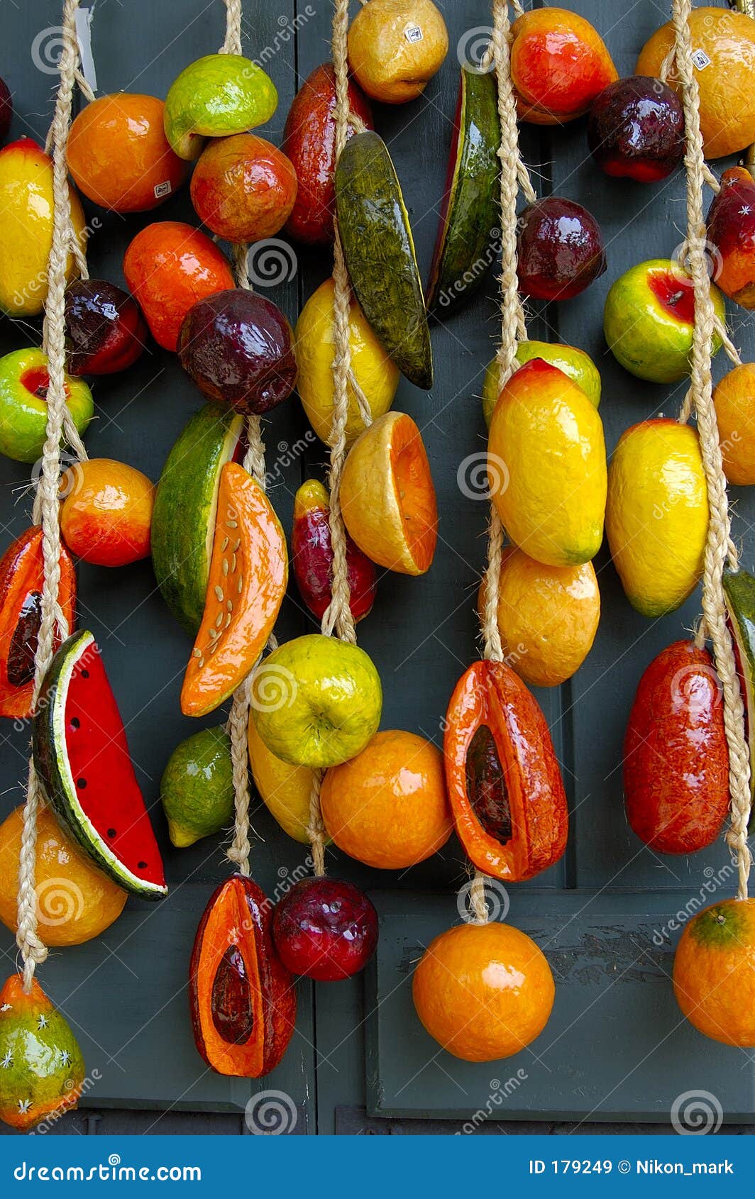 Fruit on the Door stock image. Image of arts, mardi, gras - 179249