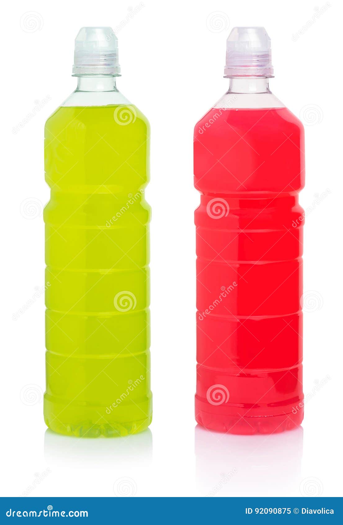 Fruit drinks in bottles stock image. Image of mint, cocktail - 92090875