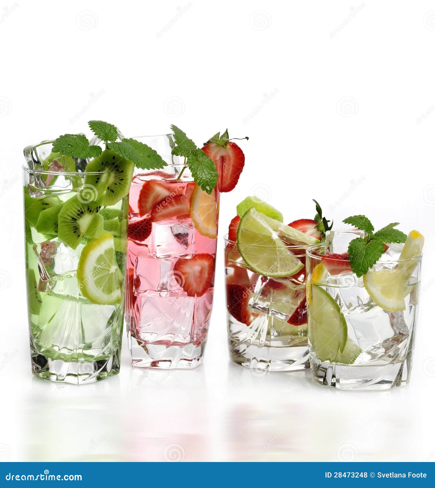 Fruit Drinks with Ice stock photo. Image of iced, cool - 28473248