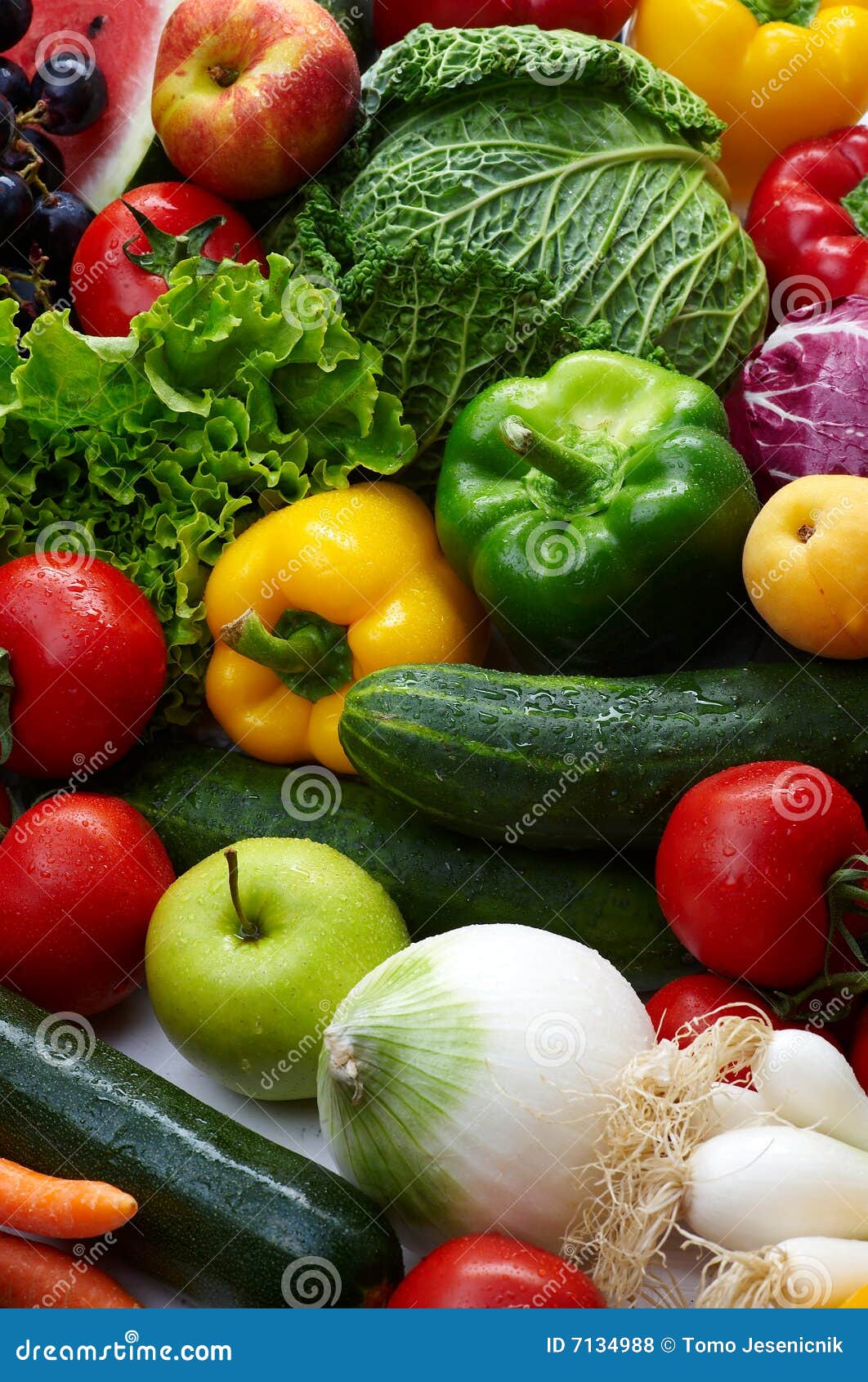 Fruit en groenten stock foto. Image of groen, kool, kalk - 7134988